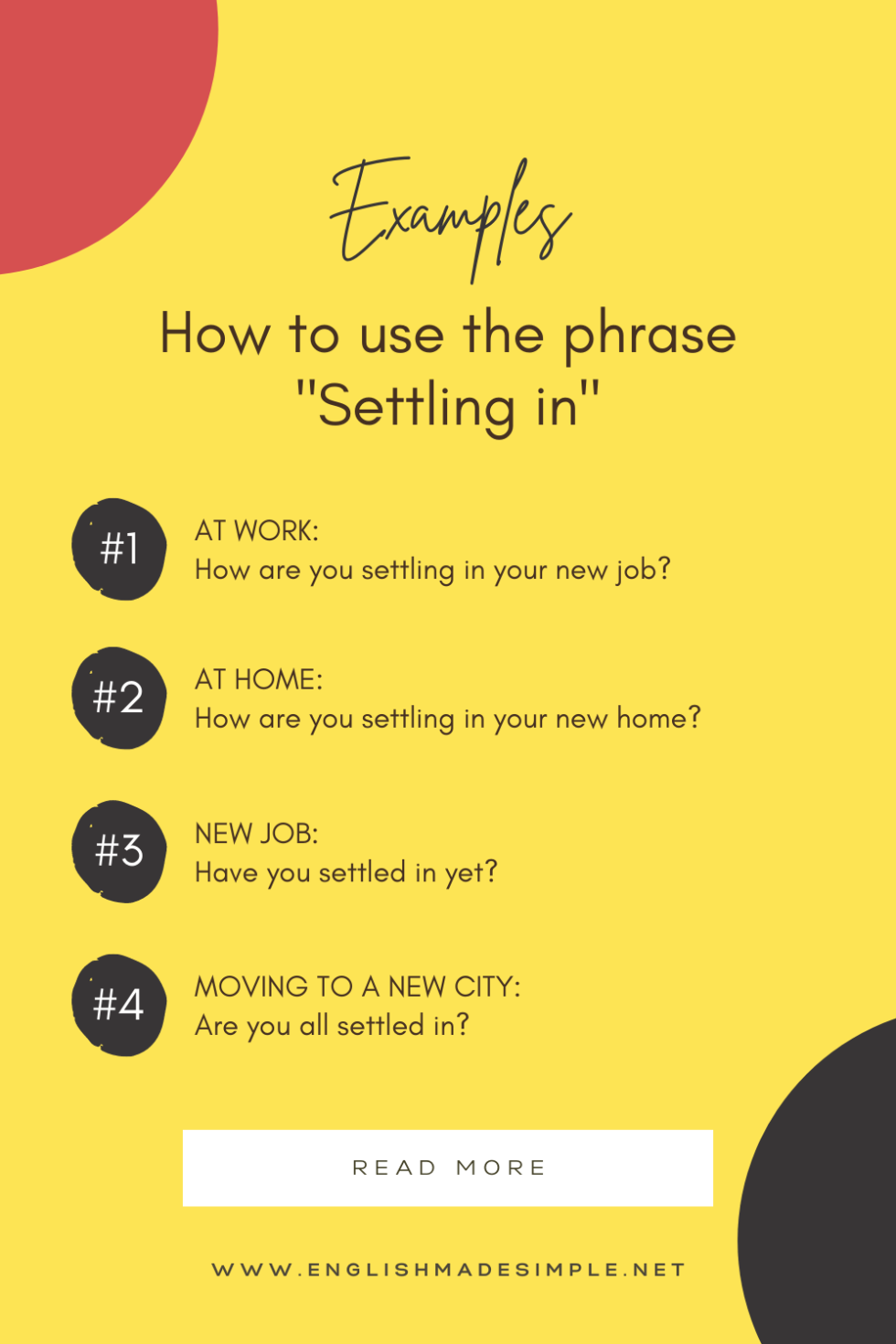 [140] How Are You Settling In? - Welcome to English Made Simple
